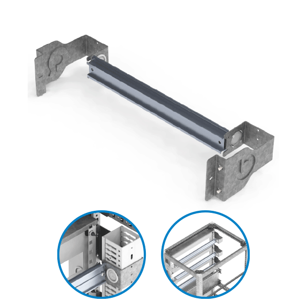 RAT- DIN-RAIL FIXING SET 60