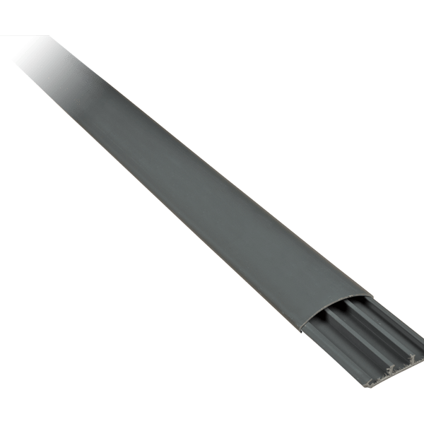 2m 70x20 FLOOR TYPE PLASTIC CABLE TRUNKING CT2 GREY