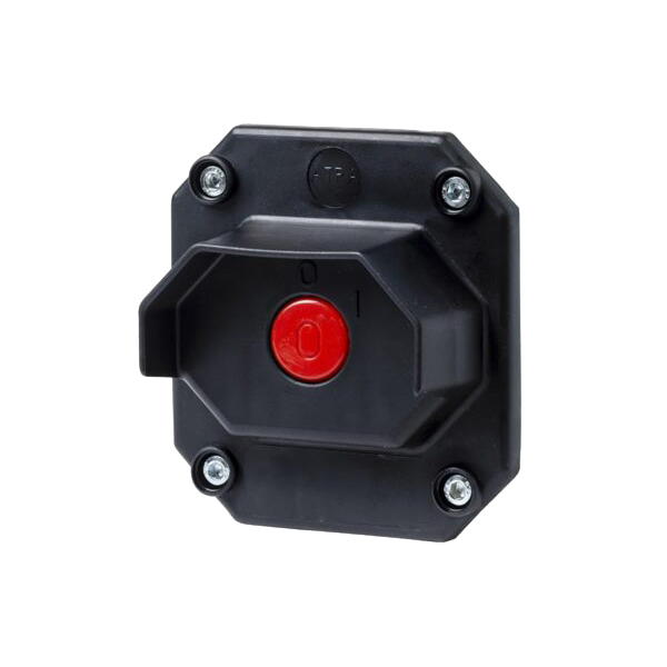 S- 1 STOP BUTTON FOR FIXING IN DISTR. BOARD, IP65