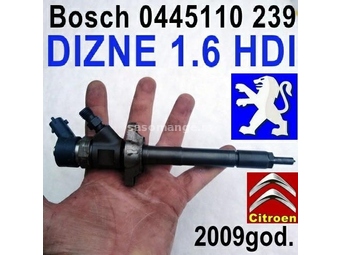 DIZNE 1,6 HDI Pežo Peugeot Citroen , Bosch 0445110239