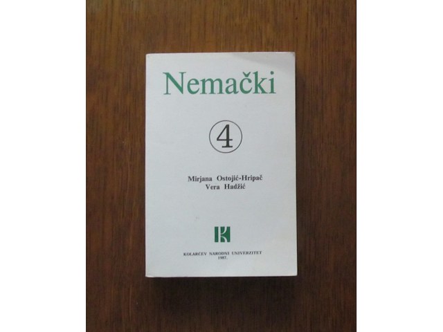 NEMAČKI 4 - Ostojic-Hripac, Hadzic