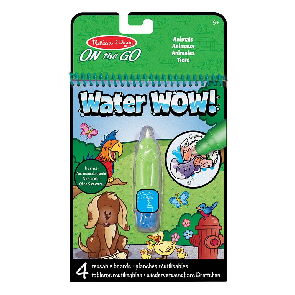 Water WOW! - Set za bojenje vodom – olovka + blok ŽIVOTINJE