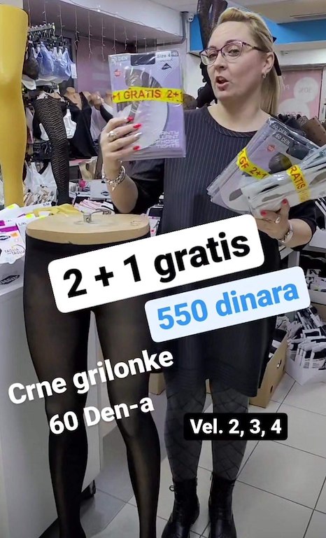 Specijalna ponuda Grilonke 60 Dena,  2 + 1 GRATIS