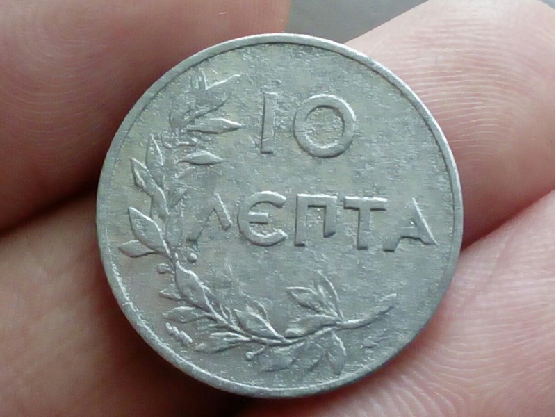 Grcka, 10 lepta 1922