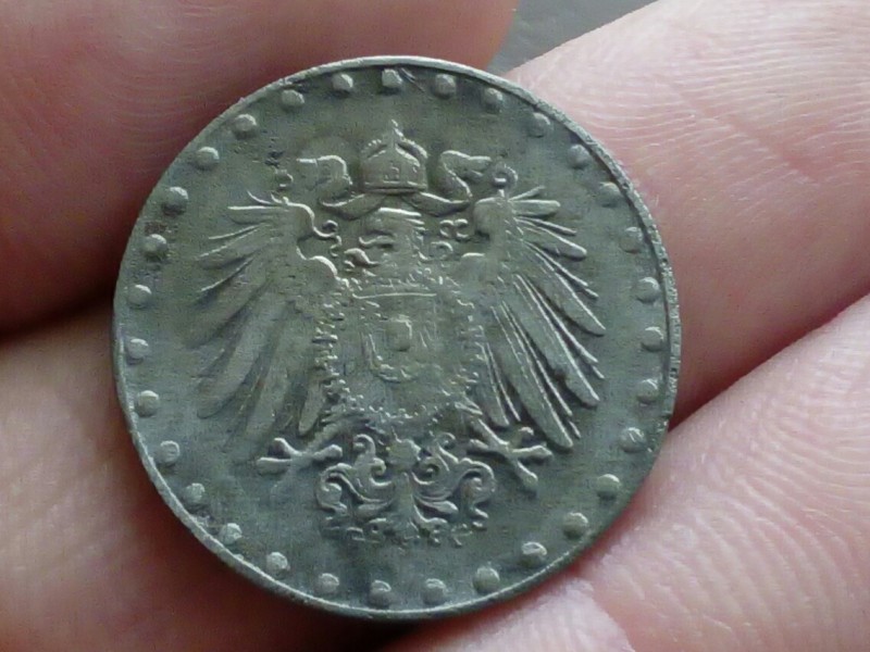 Nemacka, 10 pfennig 1917