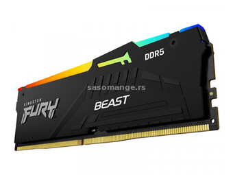 KINGSTON DIMM DDR5 32GB (2x16GB kit) 5600MTs KF556C36BBEAK2-32 Fury Beast RGB EXPO