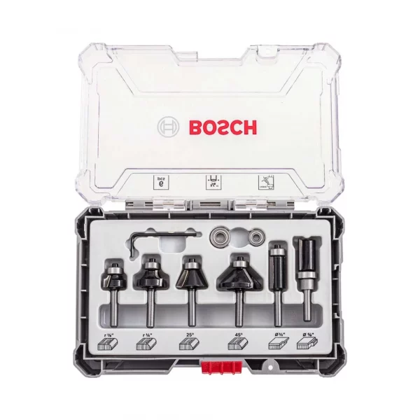 BOSCH ® 6-delni set glodala sa prihvatin 1/4 inča