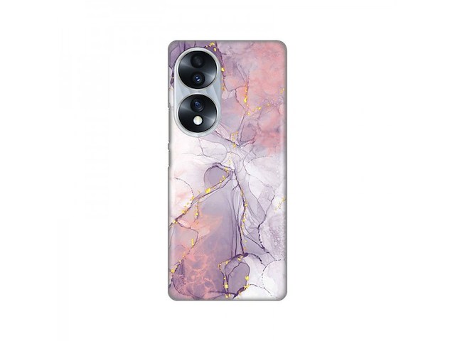 Maskica Silikonska Print za Huawei Honor 70  Pink Marble