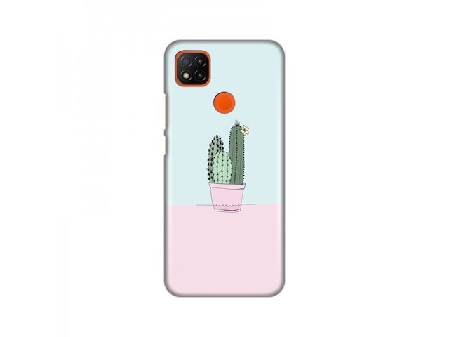 Maskica Silikonska Print za Xiaomi  Redmi 9C/10A Cactus