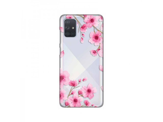 Maskica Silikonska Print Skin za Samsung A715F Galaxy A71 Rose flowers