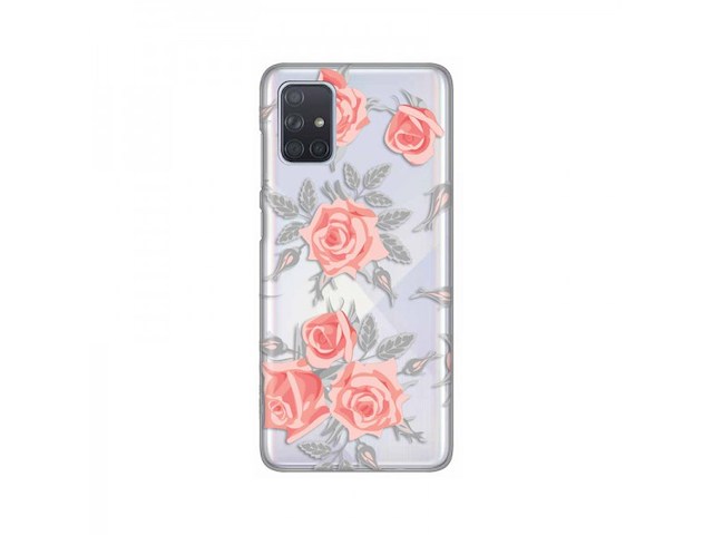 Maskica Silikonska Print Skin za Samsung A715F Galaxy A71 Elegant Roses