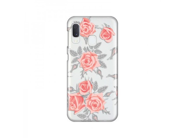 Maskica Silikonska Print Skin za Samsung A202F Galaxy A20e Elegant Roses