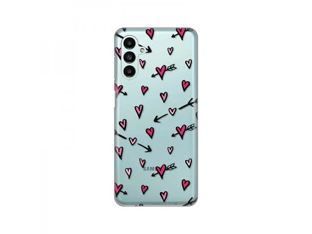 Maskica Silikonska Print Skin za Samsung A136B/A047F Galaxy A13 5G/A04s Heart Pattern