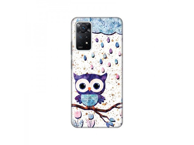 Maskica Silikonska Print Skin za Xiaomi Redmi Note 11 Pro 4G/5G Owl