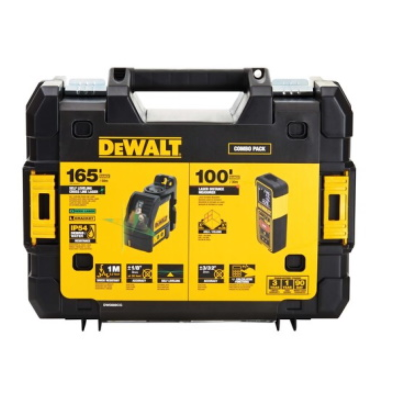 DeWalt Set laser krstasti zeleni sa daljinometrom 50m, DW0889CG