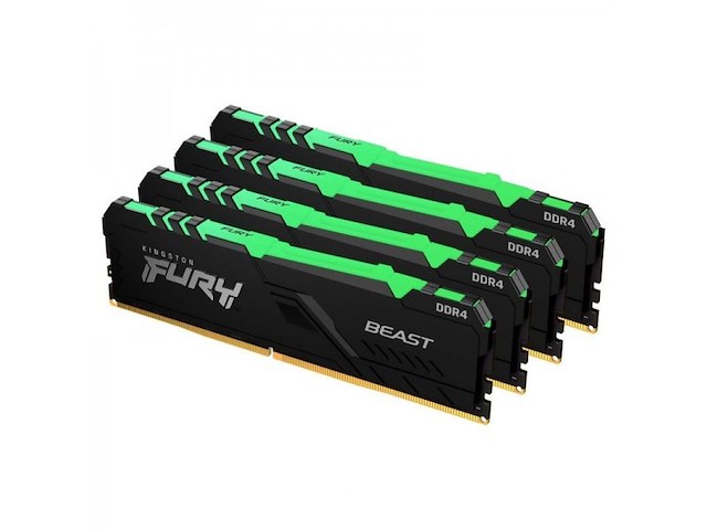 Kingston DIMM DDR4 128GB (4x32GB kit) 3600MHz KF436C18BBAK4/128  Fury Beast RGB