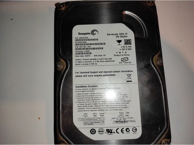 hdd seagete baracuda 160gb