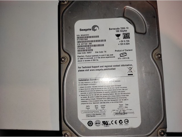 HDD seagate baracuda 160 gb