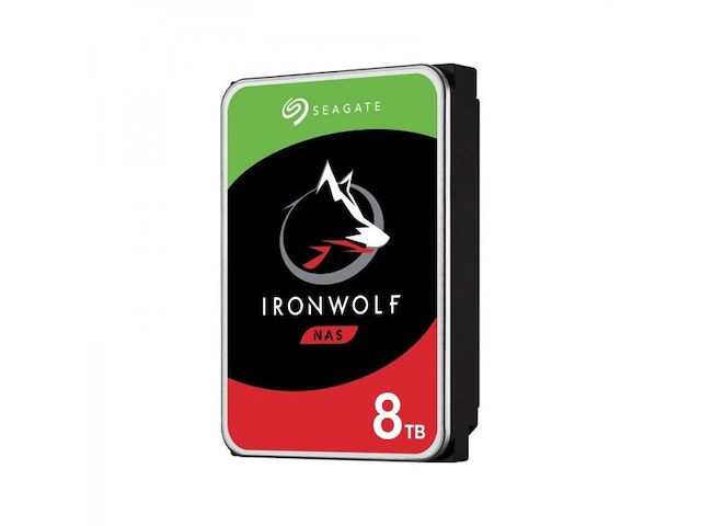 Seagate 8TB 3.5` SATA III 256MB 5.900rpm ST8000VN004 IronWolf NAS