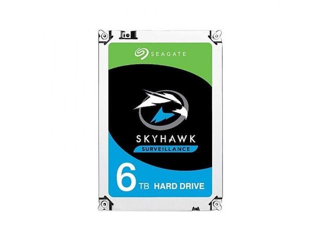 Seagate 6TB 3.5` SATA III 256MB ST6000VX001 SkyHawk Surveillance HDD