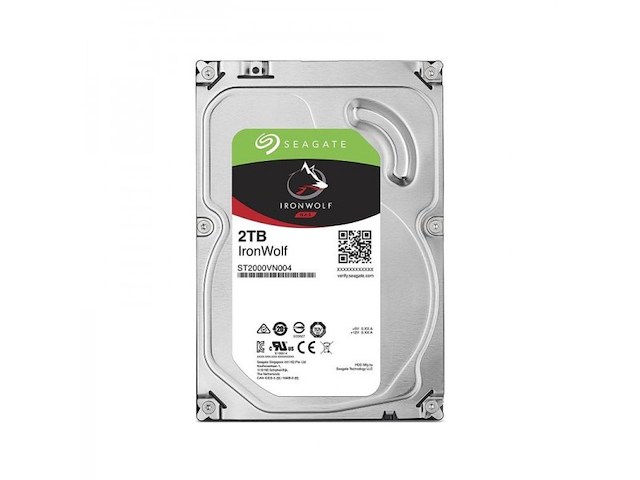 Seagate 2TB 3.5` SATA III 64MB ST2000VN004 IronWolf NAS