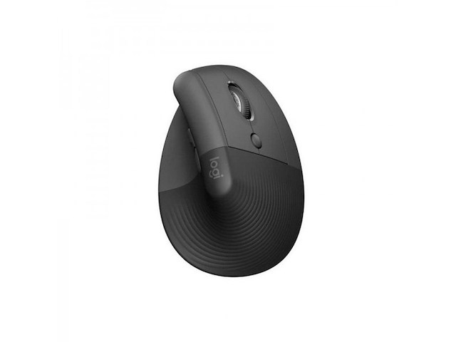 Logitech Lift Vertical Ergonomic Wireless miš crni