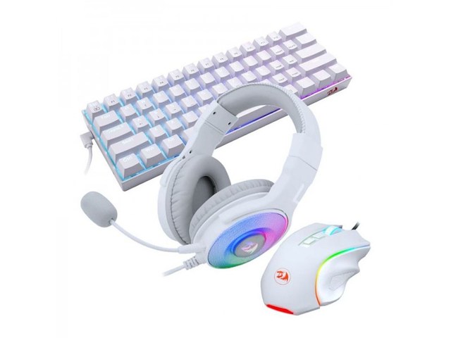 3 in 1 Combo S129W Keyboard, Mouse and Headphones