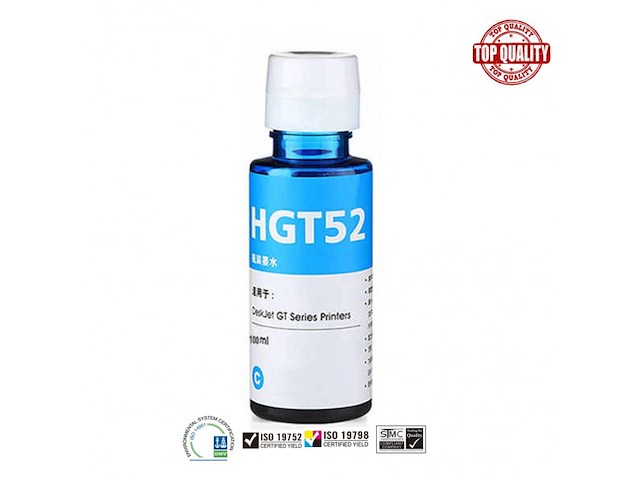 Boja GT52 Cyan  za HP Smart Tank 350, 450, 510 .