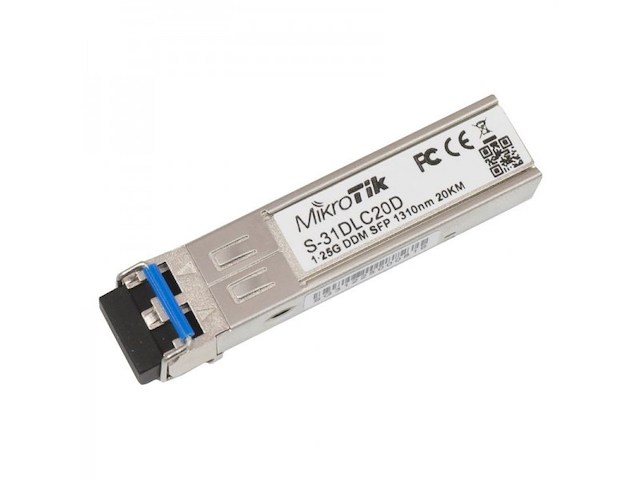 Mikrotik SFP module 1.25G SM 20km 1310nm (S-31DLC20D)