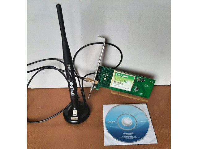 TP LINK TL-ANT2405C antena i mrežna kartica u kompletu