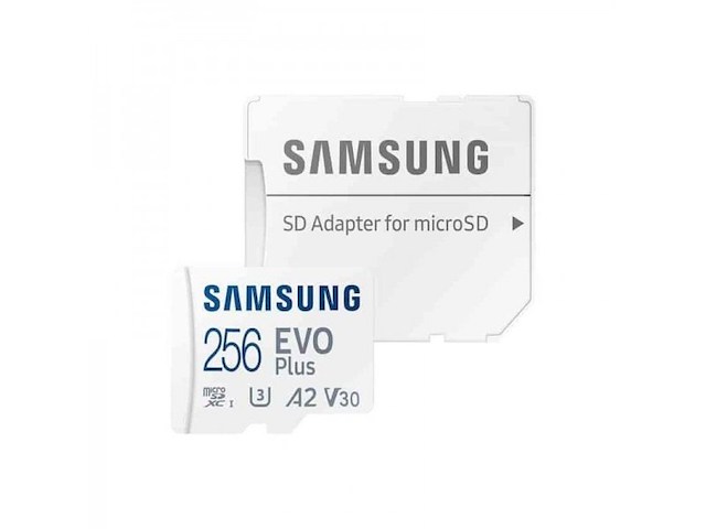 Samsung EVO PLUS MicroSD Card 256GB class 10 + Adapter MB-MC256KA