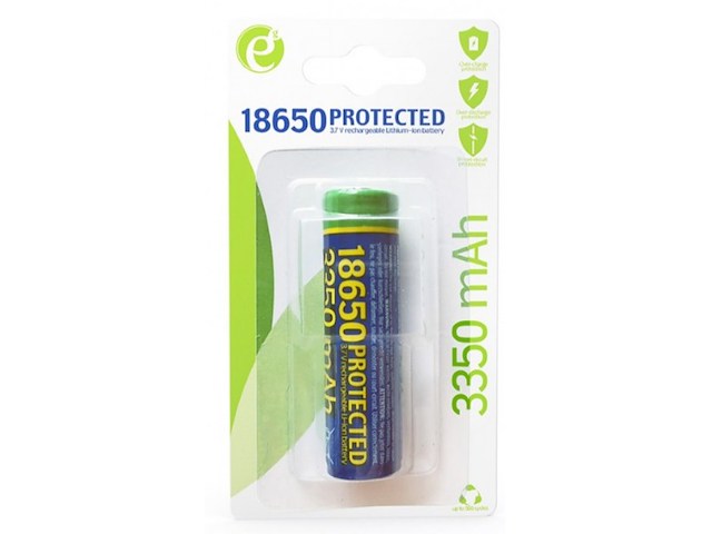 EG-BA-18650/3350 ENERGENIE Lithium-ion 18650 battery, protected, 3350 mAh