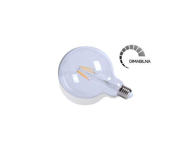 LED SIJALICA FILAMENT DIM G125 4W E27 2700K 400lm