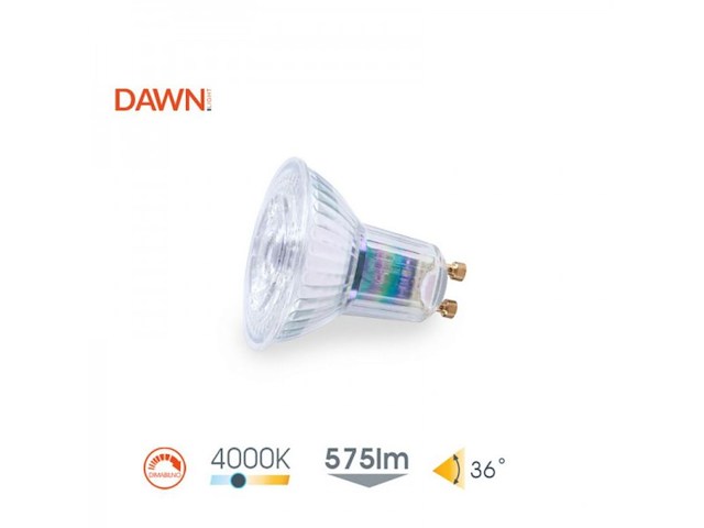 DAWN LED SIJALICA GU10 DIM. 8.3W 4000K PAR16 80 575lm 36° IP20