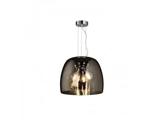 LUNA 64 VISILICA 3*E27 SMOKED GLASS