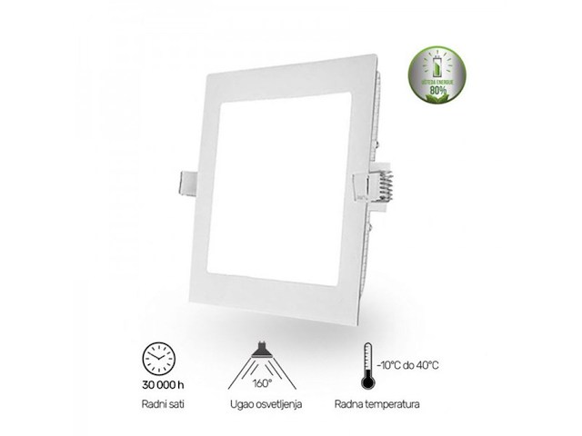 LED PANEL U/Z KNS1-24W 6500K