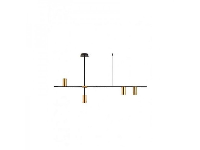 VESTA 309 LUSTER 4*GU10 antique brass/black