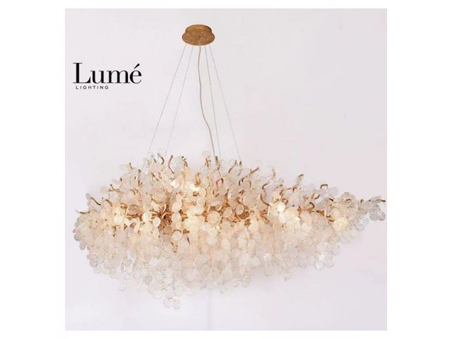 LUNA 204 LUSTER 20*G9 BRONZA (150*75 cm)