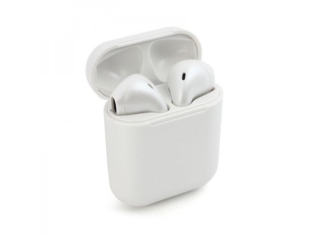 Bluetooth slusalice Airpods Inpods metalik bele HQ