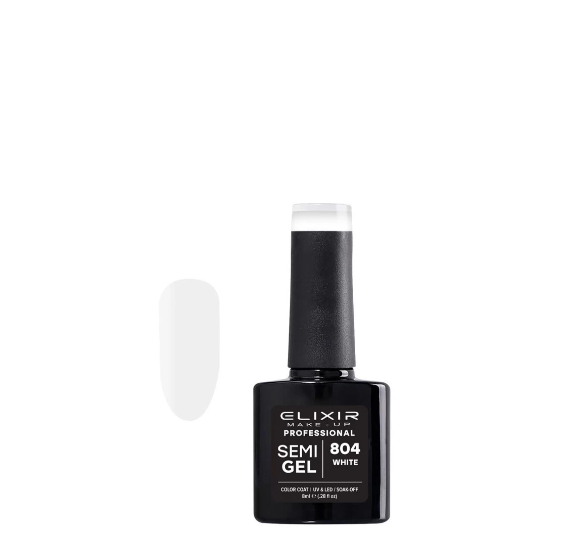 ELIXIR SEMI GEL LAK U BOJI 8ML 804 WHITE