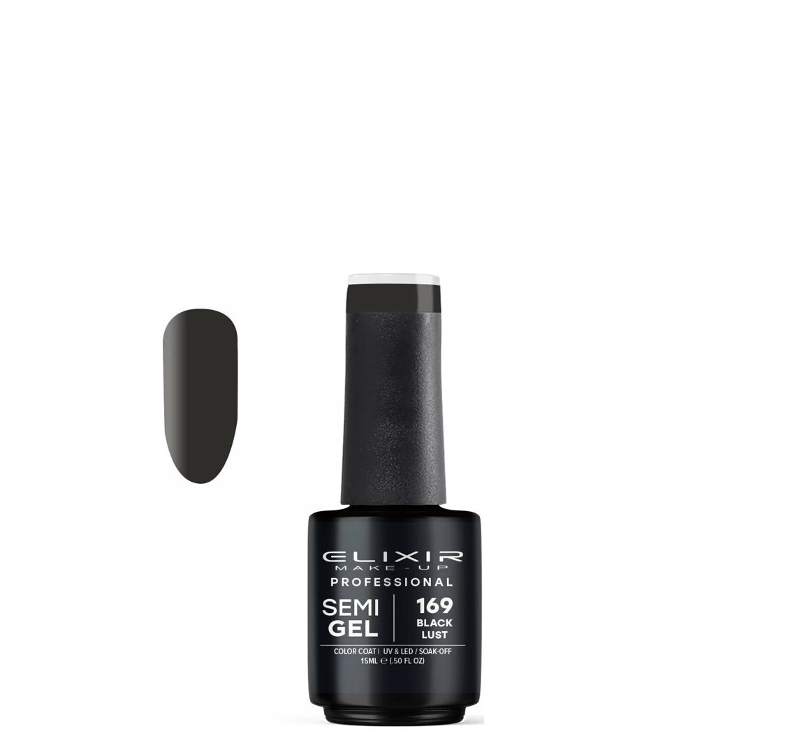 ELIXIR SEMI GEL LAK U BOJI 15ML 169 BLACK LUST