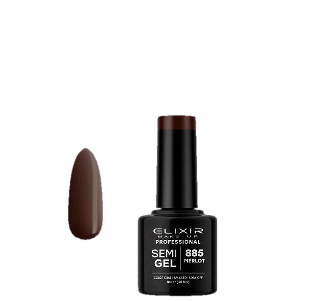 ELIXIR SEMI GEL LAK U BOJI 8ML 885 MERLOT