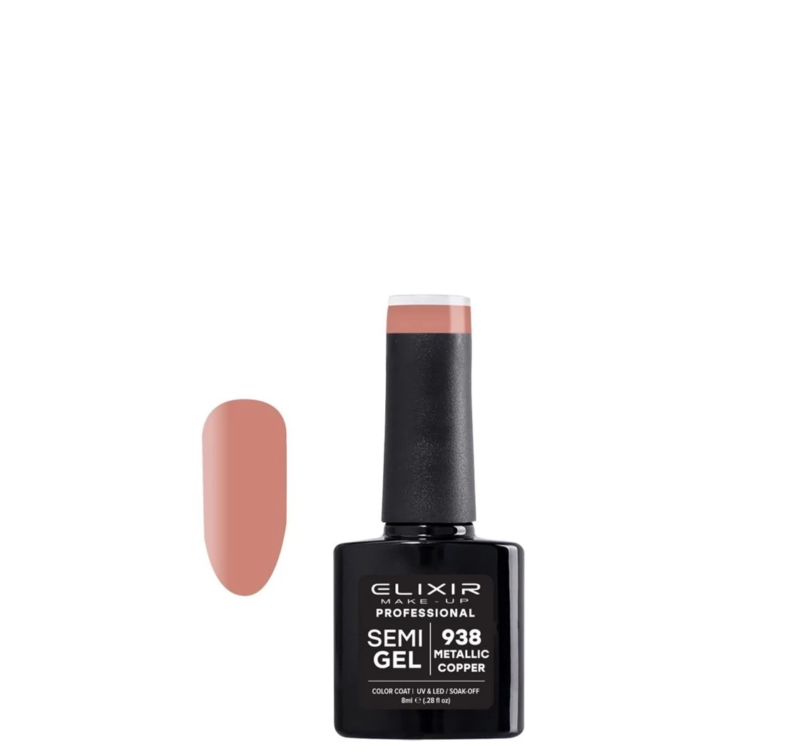 ELIXIR SEMI GEL LAK U BOJI 8ML 938 METALLIC COPPER