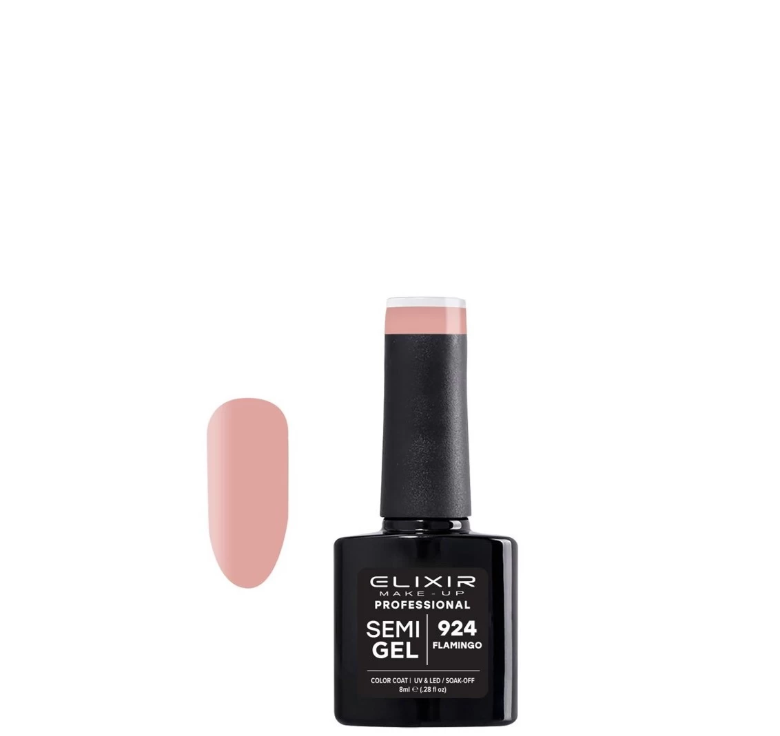 ELIXIR SEMI GEL LAK U BOJI 8ML 924 FLAMINGO