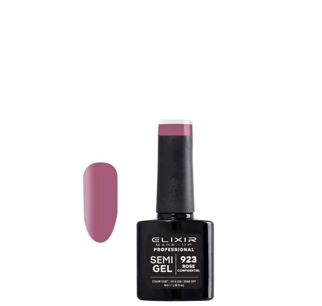 ELIXIR SEMI GEL LAK U BOJI 8ML 923 CONFIDENTIEL ROSE