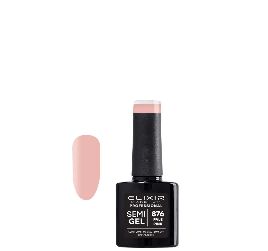 ELIXIR SEMI GEL LAK U BOJI 8ML 876 PALE PINK