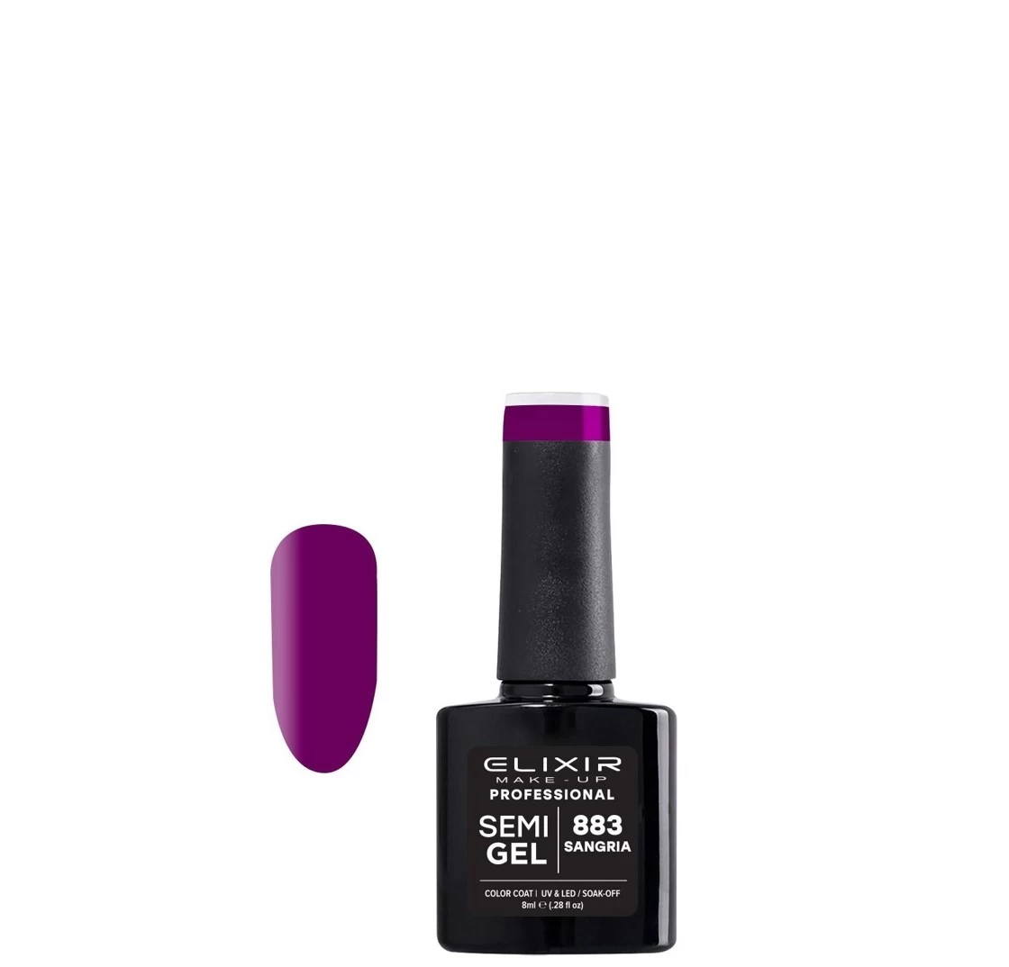 ELIXIR SEMI GEL LAK U BOJI 8ML 883 SANGRIA