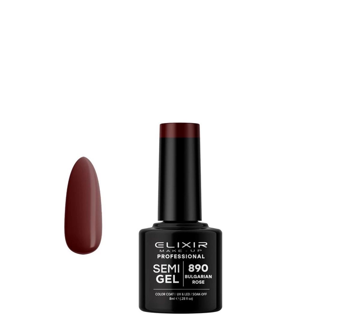 ELIXIR SEMI GEL LAK U BOJI 8ML 890 BULGARIAN ROSE