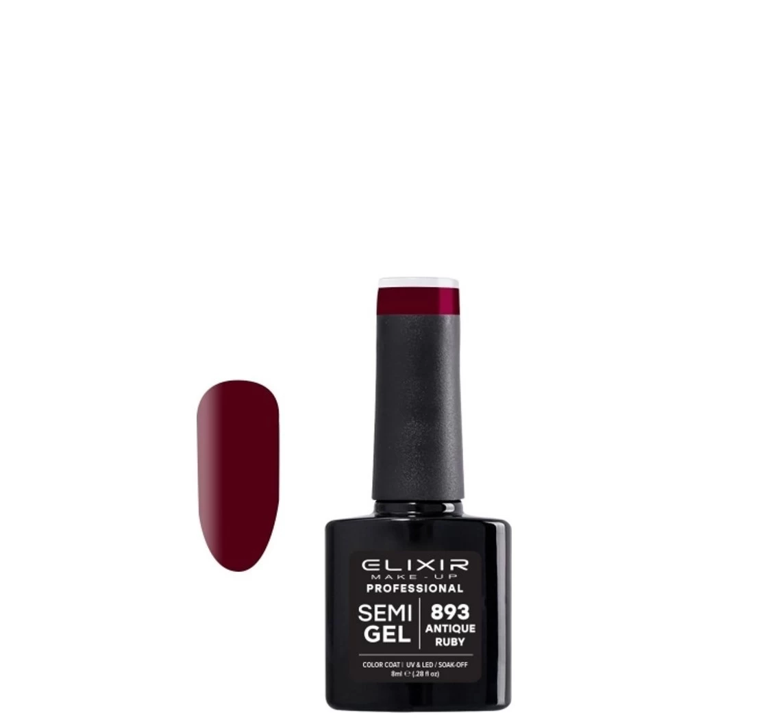 ELIXIR SEMI GEL LAK U BOJI 8ML 893 ANTIQUE RUBY