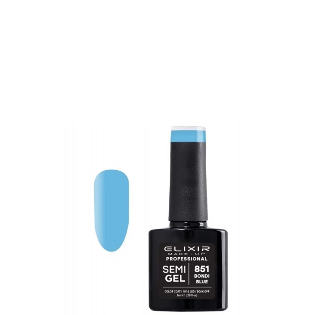 ELIXIR SEMI GEL LAK U BOJI 8ML 851 BONDI BLUE